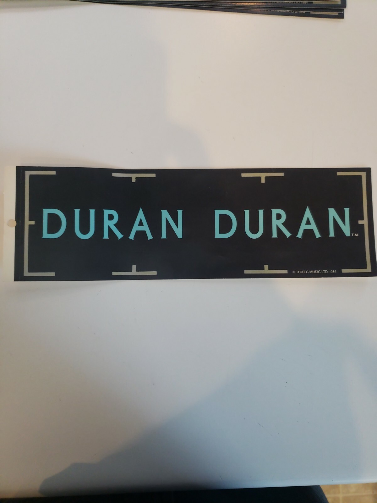 Duran Duran Bumper Sticker NOS 1984 | eBay