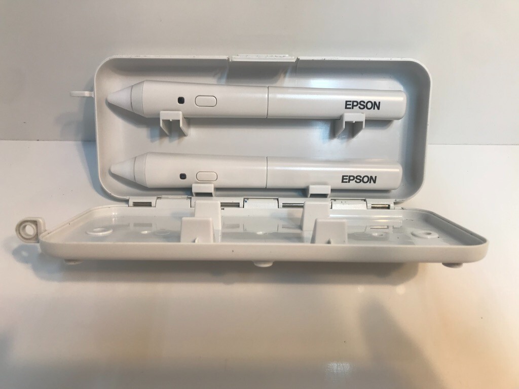 Lot of 2 Epson ELPPN02 Easy Interactive Pens in Case | eBay