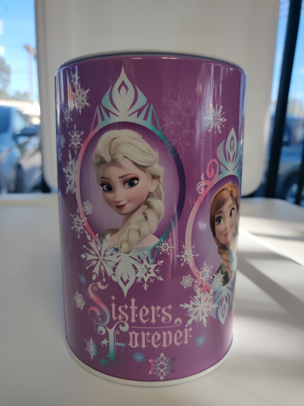 Disney Frozen Movie Anna Elsa Princess Toy Gift Tin Coin Bank Container ...