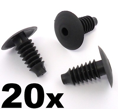20x Ford Interior Door, Boot and Carpet Trim Fastener Clips- Focus 98 ...