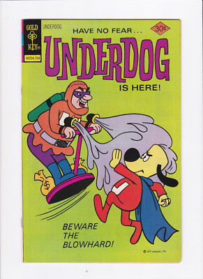 UNDERDOG #12 [1977 FN-] "BEWARE THE BLOWHARD!" GOLD KEY COMICS | eBay