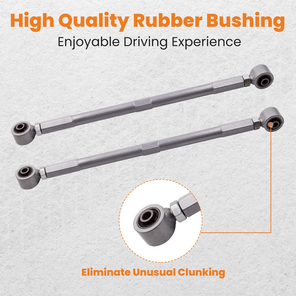 2Pcs Adjustable Rear Lower Camber Control Arms +/- 4 for Mini Cooper ...