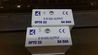 Opto 22 G4 DA5 0-10v dc output module | eBay