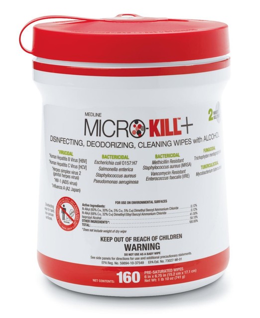 Medline Micro-kill Disinfectant Wipes # Msc351200h for sale online | eBay
