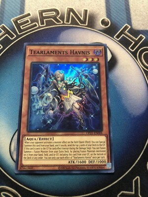 TEARLAMENTS HAVNIS *** SUPER RARE OP21-EN006 (MINT) YUGIOH! | eBay
