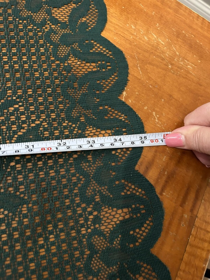 Vintage Cottage Cherub Dark Green Dollie 14” X 35” New | eBay