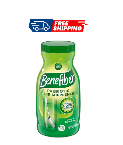 Benefiber Daily Prebiotic Fiber Supplement Powder, Unflavored, 28.9 oz ...