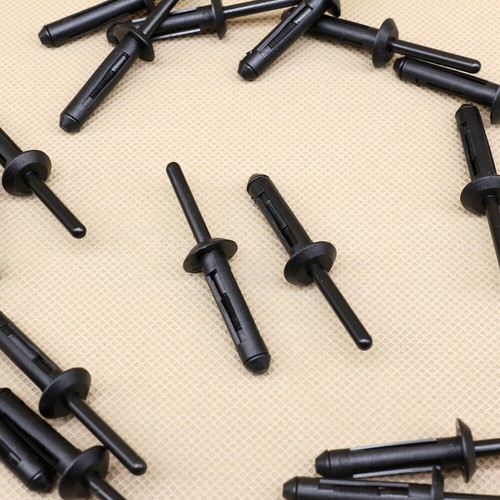 1/4" Nylon Blind Rivet Set of 20 Rocker Panel Molding Retainer For Ford ...