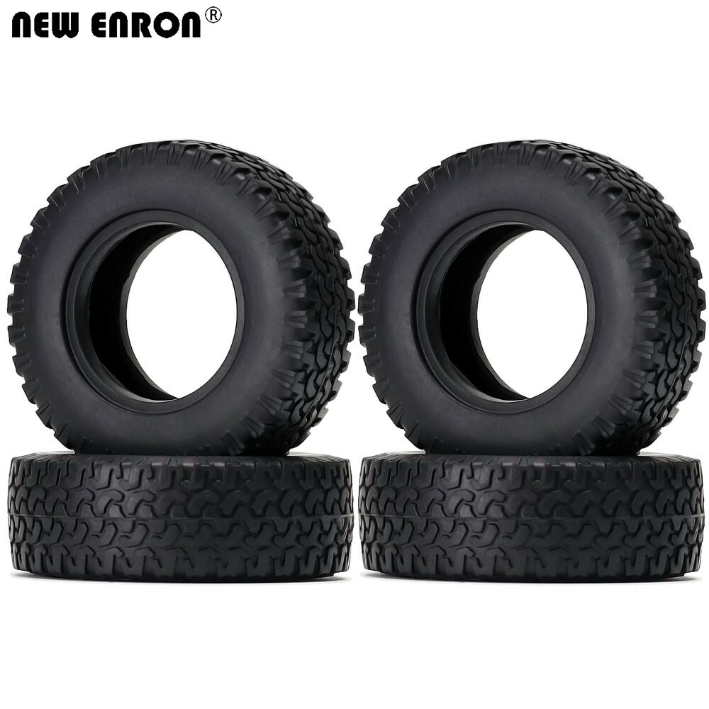 4P Rubber 78mm 1.55" Tire Tyre For RC 1/10 Crawler D90 TF2 Tamiya CC01 ...