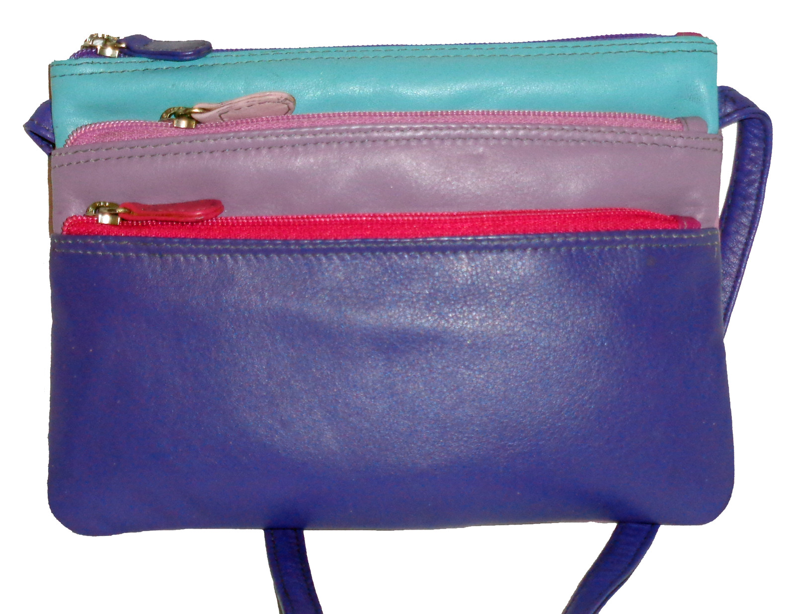 Graffiti/Golunski medium Leather Cross over Body Bag Style 7156 col ...