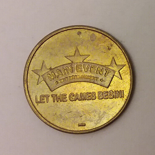 Main Event Arcade Game Token 24mm | eBay