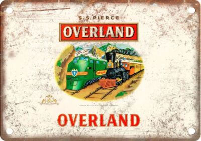 Overland Cigar Box Label 12" x 9" Reproduction Metal Sign Y140 | eBay