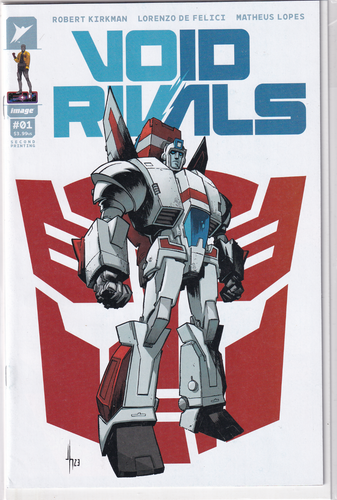 VOID RIVALS #1 HOWARD 2ND PRINT VARIANT JETFIRE TRANSFORMERS GI JOE ...