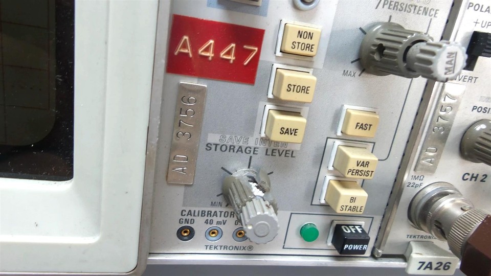 Tektronix 7633 Oscilloscope Mainframe Analog Scope - Free Shipping | eBay