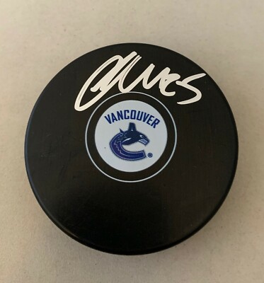 Jacob Markstrom signed Vancouver Canucks Puck autographed | eBay
