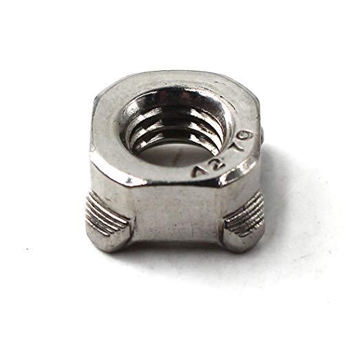 M10 Square Nut Weld Nut 304 Stainless Steel Thread Nut Pack of 20 | eBay