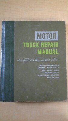 Vintage Motor Truck Repair Manual 31st Edition By MOTOR 7C B4 | eBay