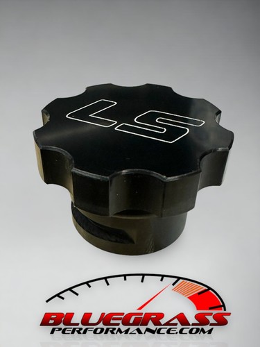Chevy Oil Cap LS CNC Machined Billet Aluminum Black LS1 LS2 LSX LS ...