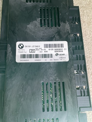 BMW 328i E90 E91 FRM3 Footwell Module LED Basis Light Control (9263800 ...