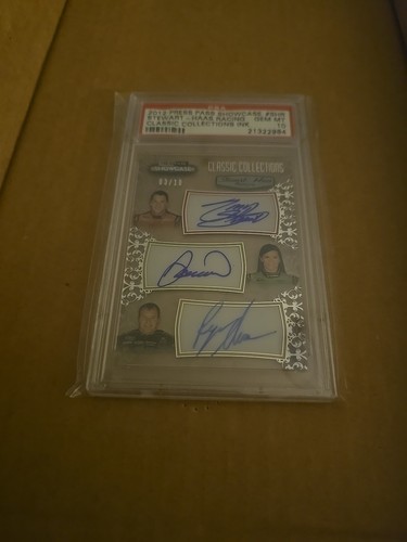 Tony Stewart Danica Patrick Ryan Newman Psa 10 Press Pass Showcase ...