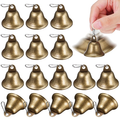 20 Pcs Vintage Bell Metal Accessories Tiny Bells Pendant Charm Craft Hanging | eBay