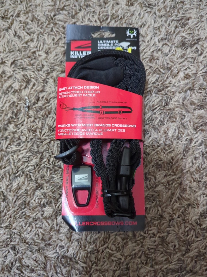 Killer Instinct Crossbows Single Point X Bow Sling with Pic Mount Bone ...