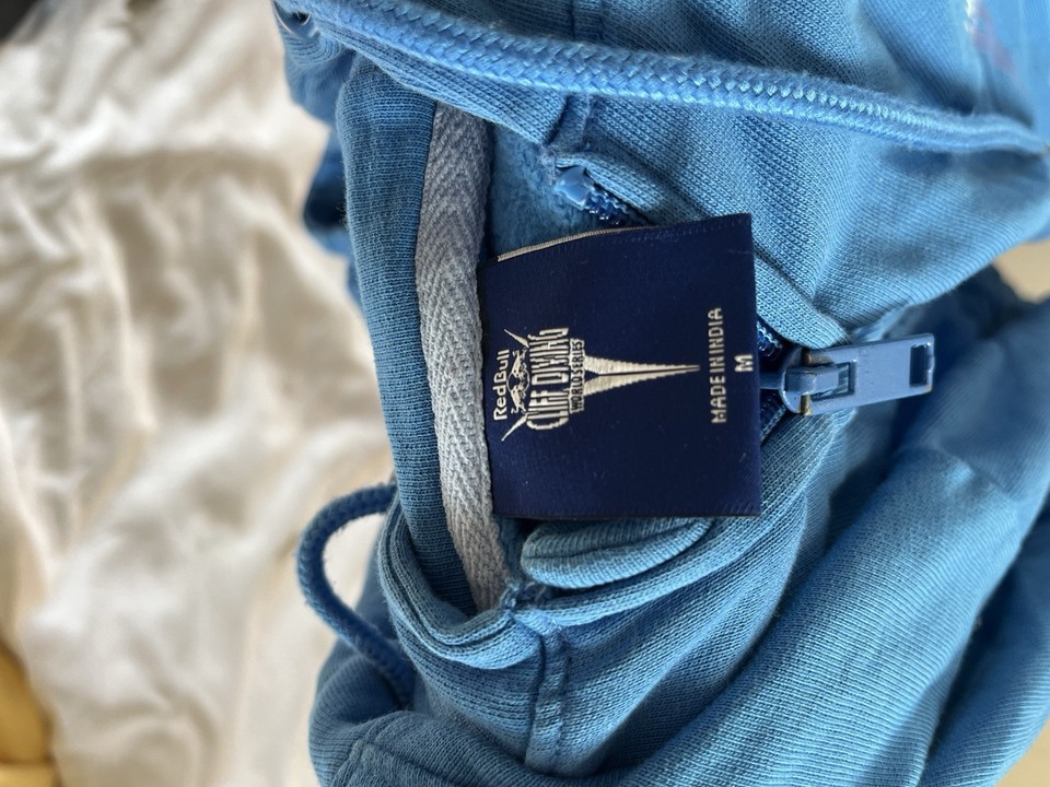 Official Red Bull Cliff Diving Zip Up Fleece Jacket Size Medium | eBay UK
