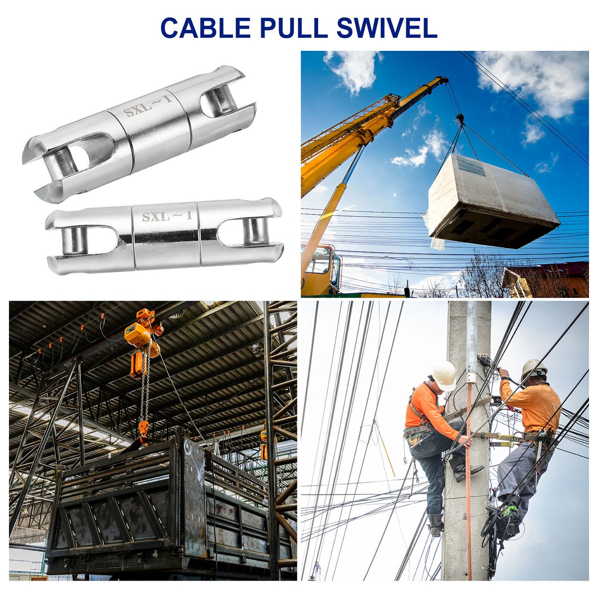 Cable Pulling Swivel Ball Bearing 5 Ton Wire Pulling Swivel - Ball ...