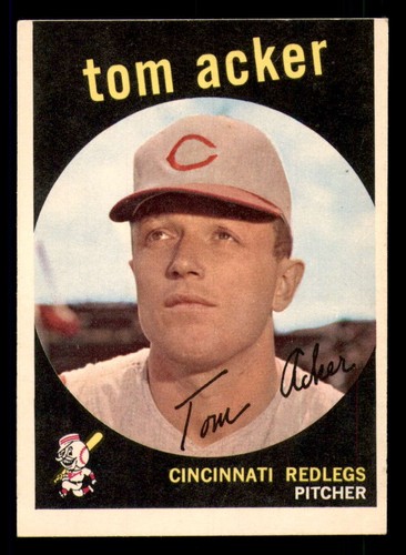 1959 Topps #201 Tom Acker Miscut Reds ID:390499 | eBay