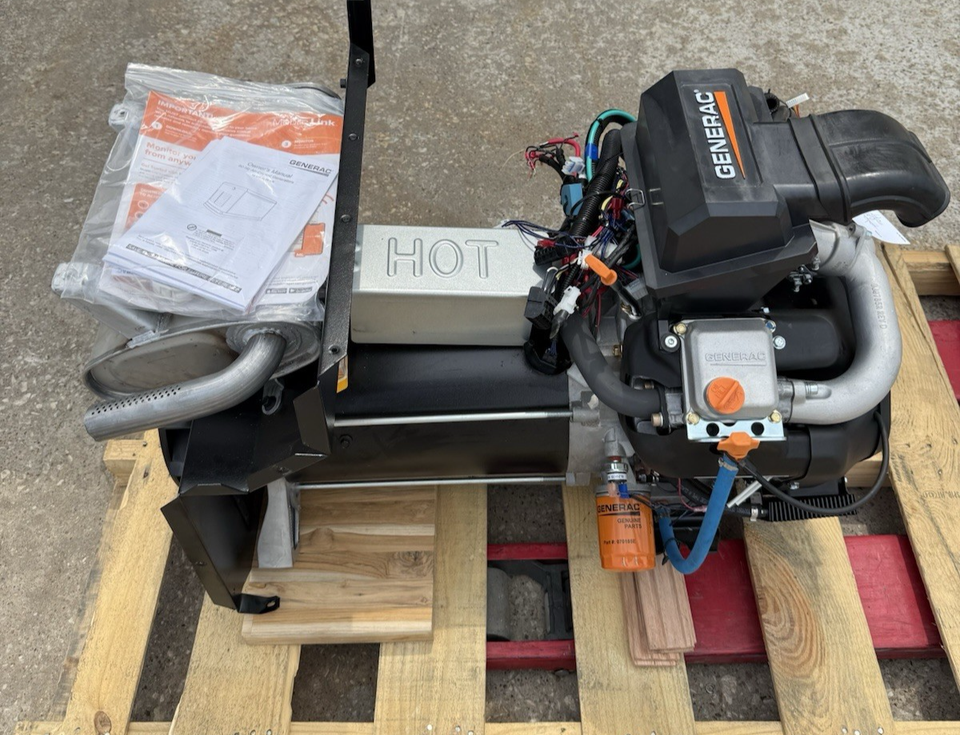 Complete Engine assy. w stator for Generac 7043 Guardian Series 22kW ...