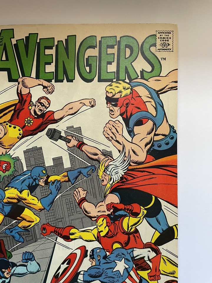 Avengers #70 (1969) 1st Appearance Squadron Sinister. Marvel Comics ...