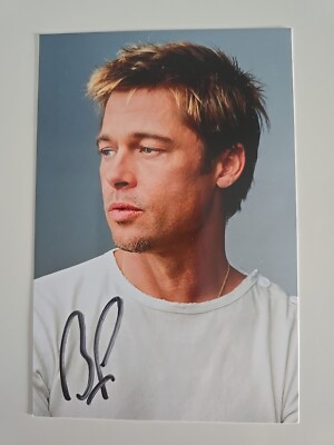 BRAD PITT Autogramm Signiert Autograph Signed Original Foto 10x15cm ...