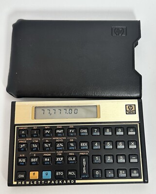 HP Hewlett Packard 12C Financial Calculator tested working excellent ...