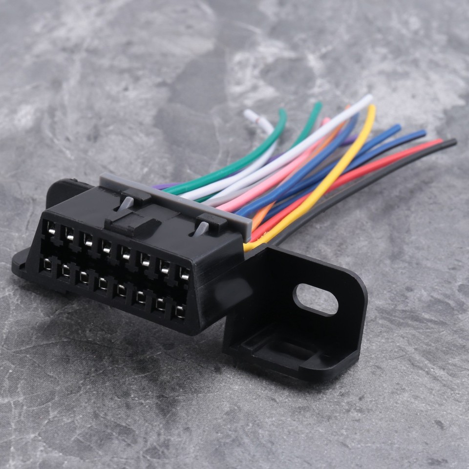 VollstäNdige 16 Polige J1962F OBD2 Buchse auf Stecker DIY Fester ...