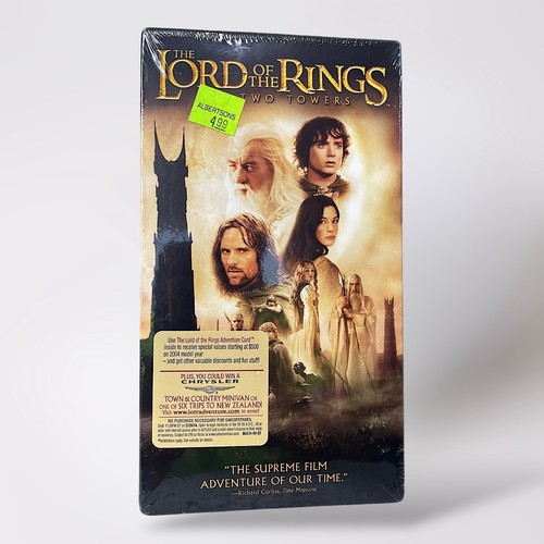 The Lord of the Rings The Two Towers VHS Tape Factory Sealed ...