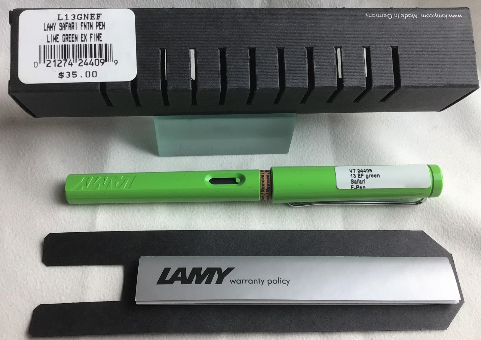 LAMY 2012 SAFARI SPECIAL EDITION GREEN APPLE - EXTRA FINE NIB-MINT, BOX ...