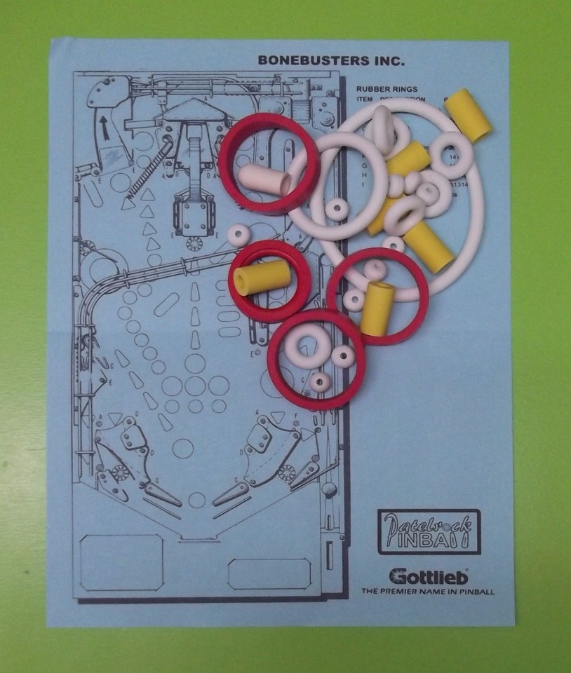 1989 Gottlieb Premier Bone Busters Inc. Pinball Machine Maintenance ...