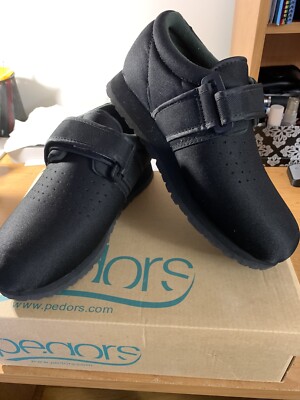 Pedors Classic Black 600 Stretch Orthopedic Unisex Shoes (Women’s 9.5 ...