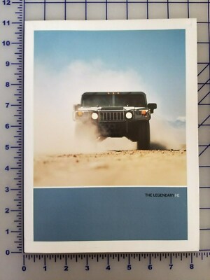 2003 Hummer Humvee H1 Brochure Folder Poster Original | eBay