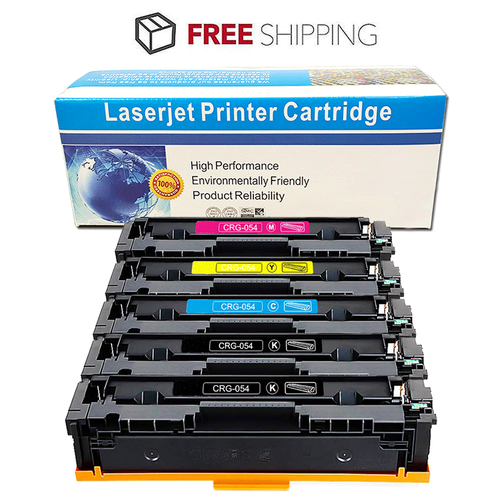 5 Toner Compatible for Canon 054 imageCLASS MF644cdw MF642cdw LBP622Cdw ...