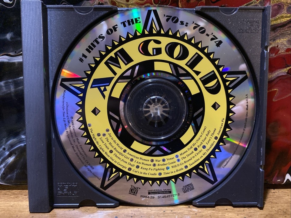 TIME LIFE AM GOLD: #1 HITS OF THE '70S '70-'74 CD! 20 TRACKS W/JIM ...