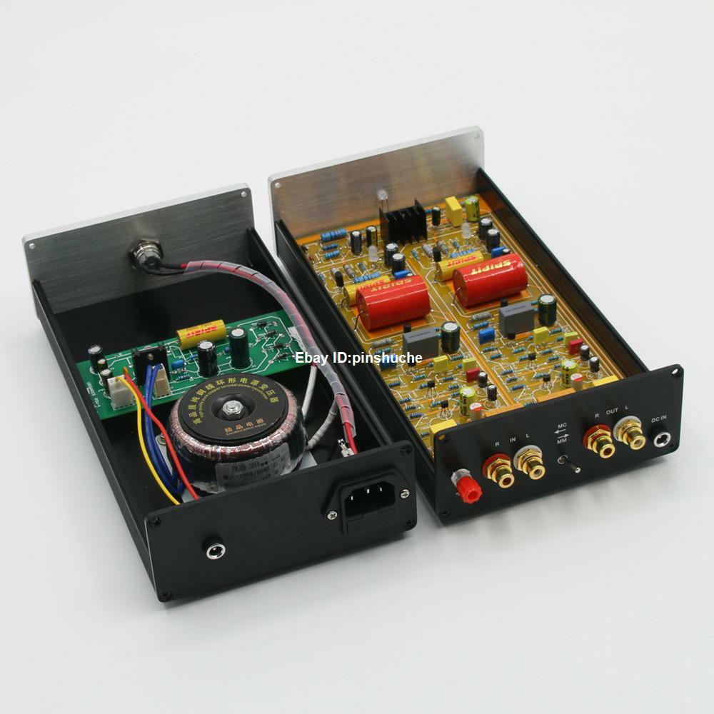 New MM/MC Phono PreAmplifier HiFi Amplifier Discrete Components Phono ...
