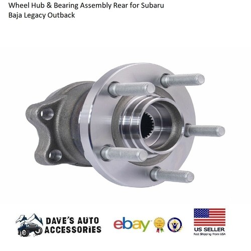 Wheel Hub & Bearing Assembly Rear for Subaru Baja Legacy Outback | eBay