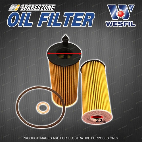Wesfil Oil Filter for Bmw 520D F07 530i G30 G31 630i G32 740e G11 G12 ...