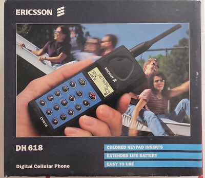 NEW Vintage Ericsson DH618 Digital Cellular Phone OPEN BOX | eBay
