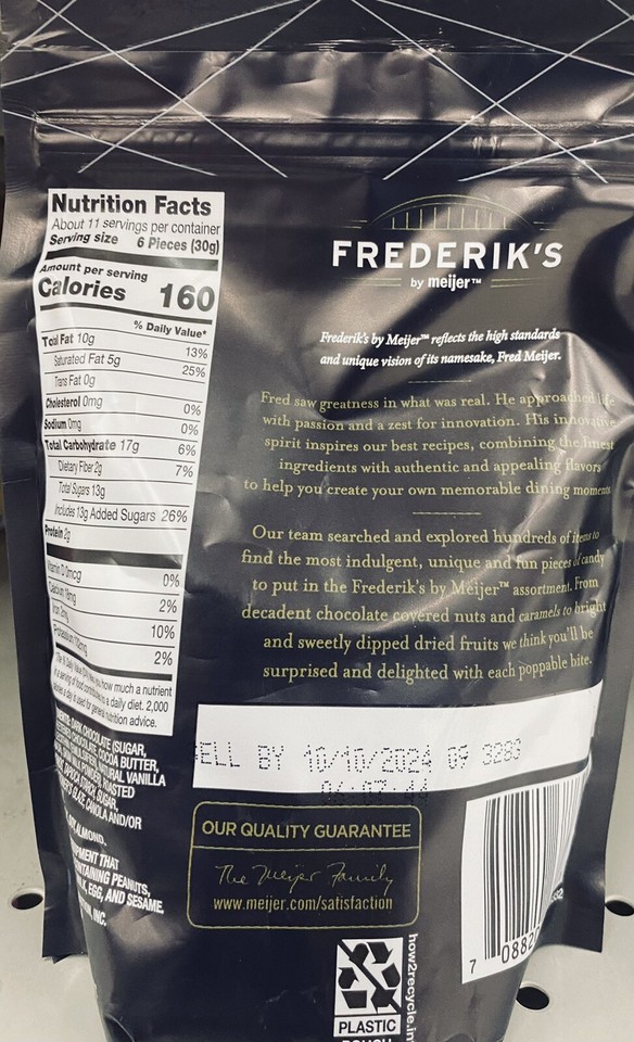 FREDERIK'S DARK CHOCOLATE Almonds 12 oz Bag | eBay