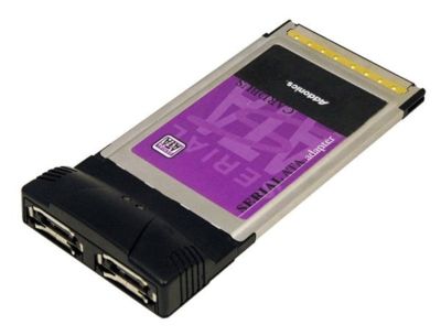 Addonics ADCB2SA-E eSATA Adapter - 2-Ports - Cardbus | eBay Australia