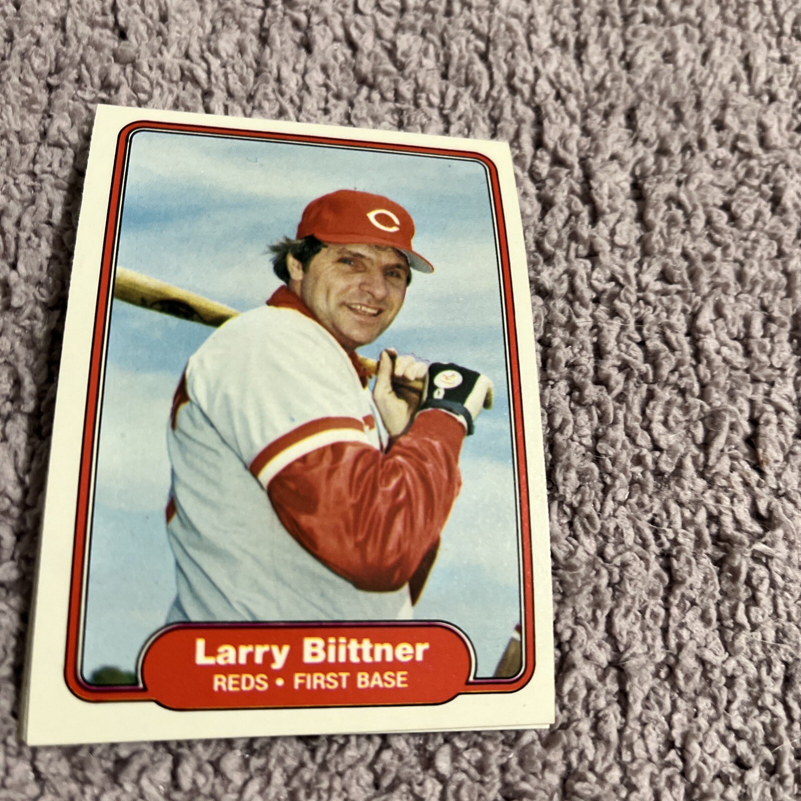 1982 Fleer #59 Larry Biittner Cincinnati Reds | eBay
