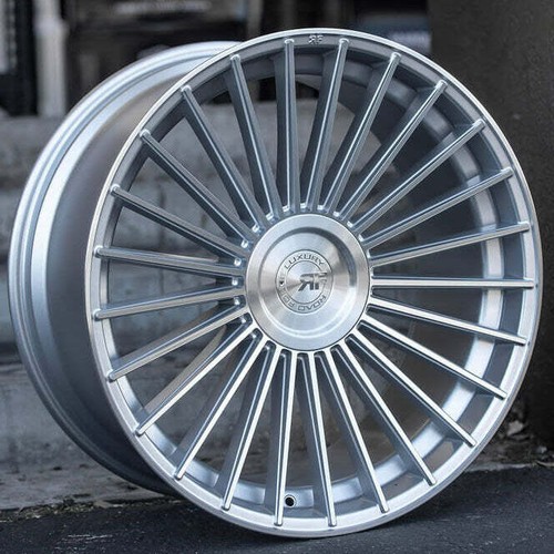 24” RF22 MACHINED SILVER WHEELS RIMS FOR DODGE DURANGO SRT HELLCAT ...