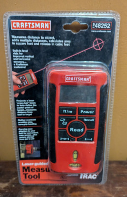 CRAFTSMAN Laser-Guided Measuring Tool w/ Laser Trac™ 2-50 Ft. Model ...